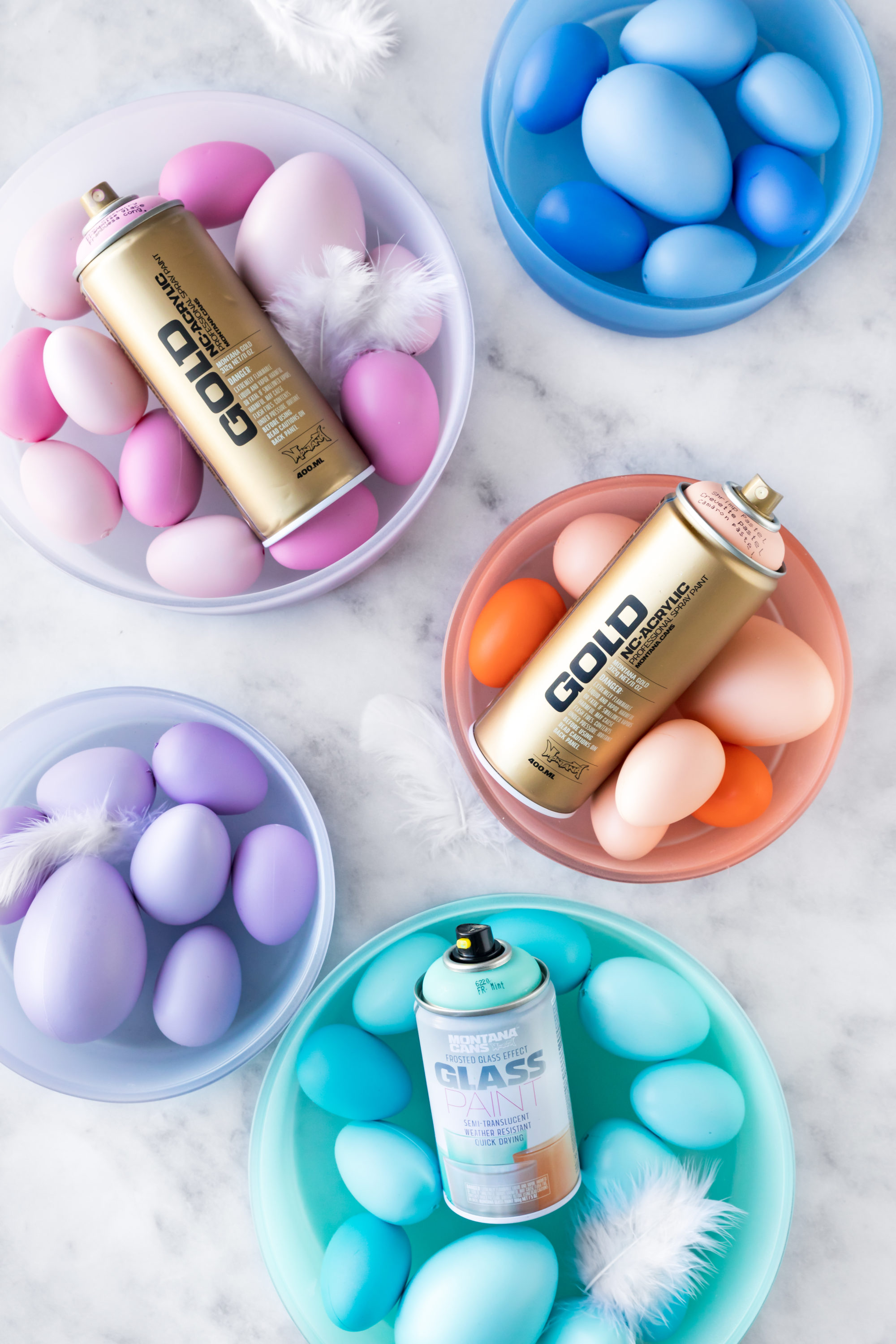 Monochrome Easter Bowls – Adding precious opaque to an Easter favorite