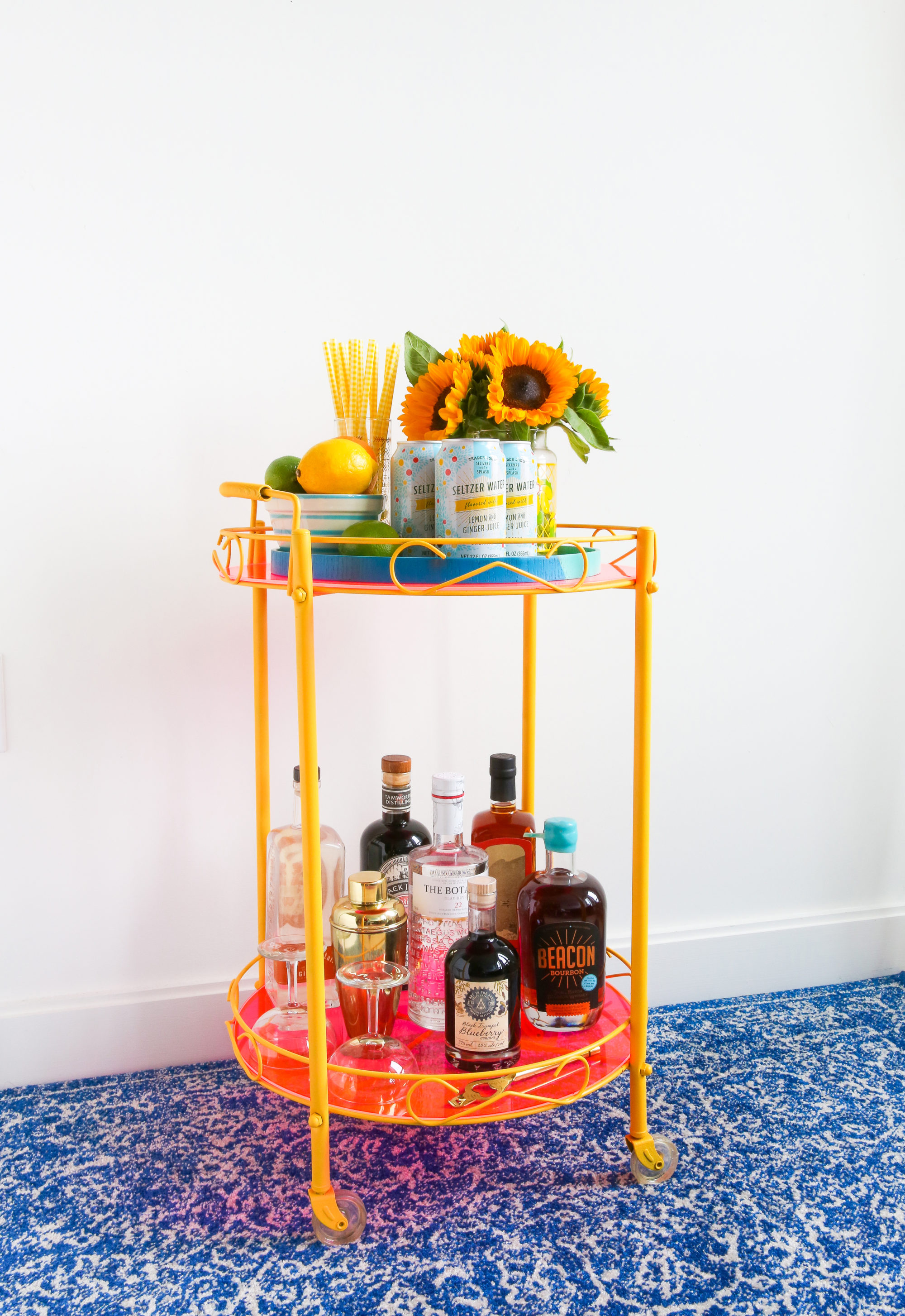 Bar Cart Makeover – Bringing Something OLD AND RUSTY BACK TO