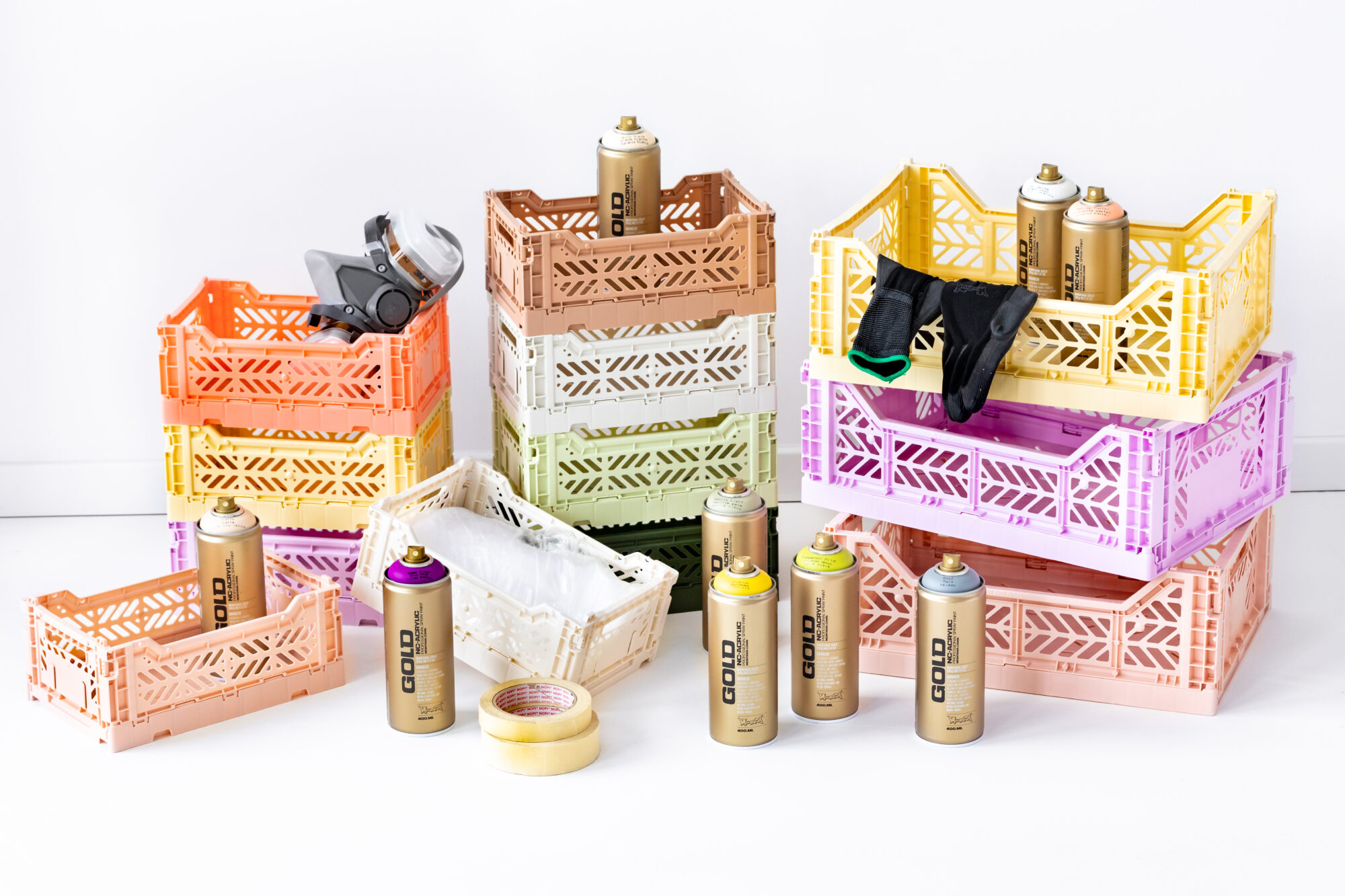 Colorblock Storage Boxes – The key to simplicity is color