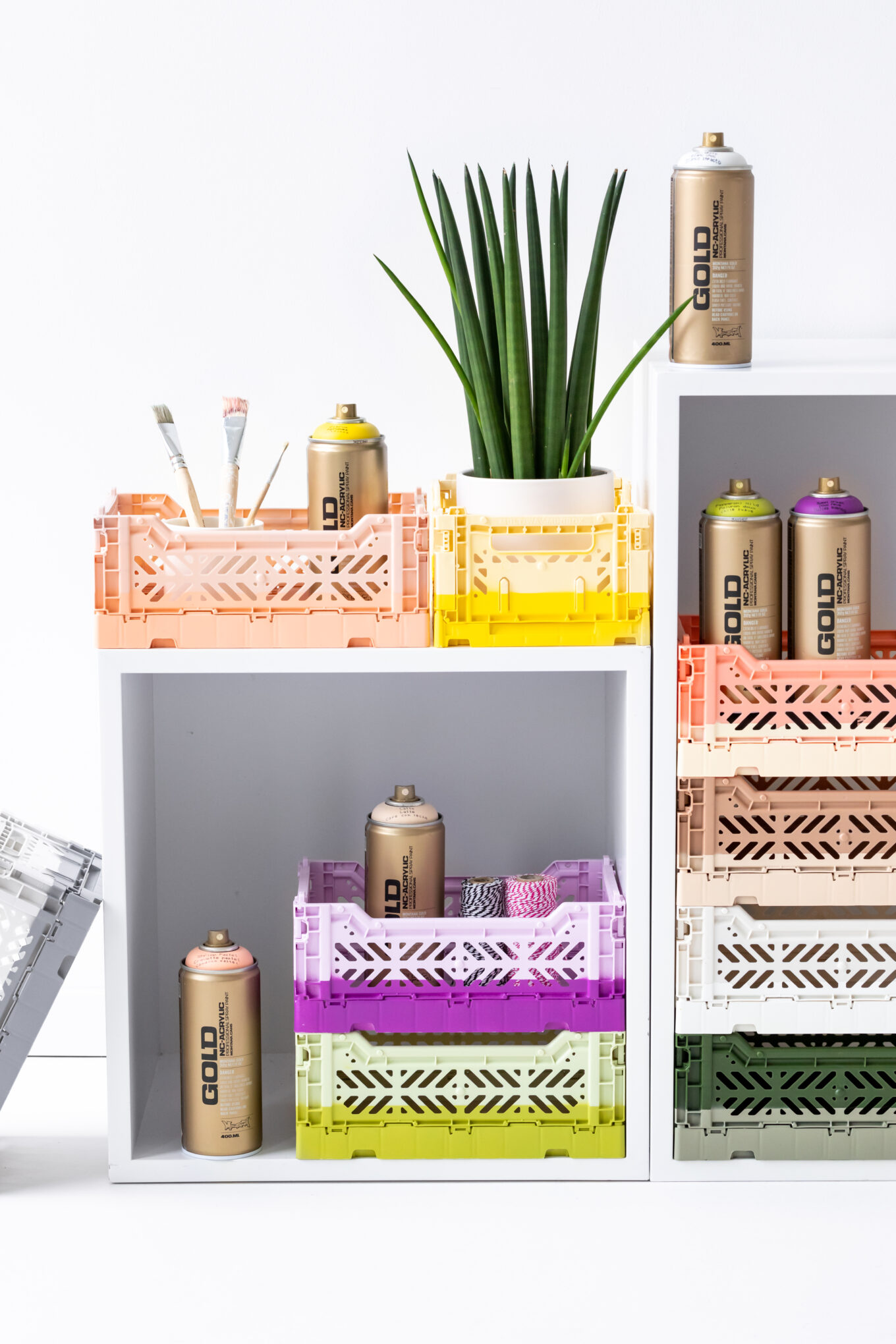 Colorblock Storage Boxes – The key to simplicity is color