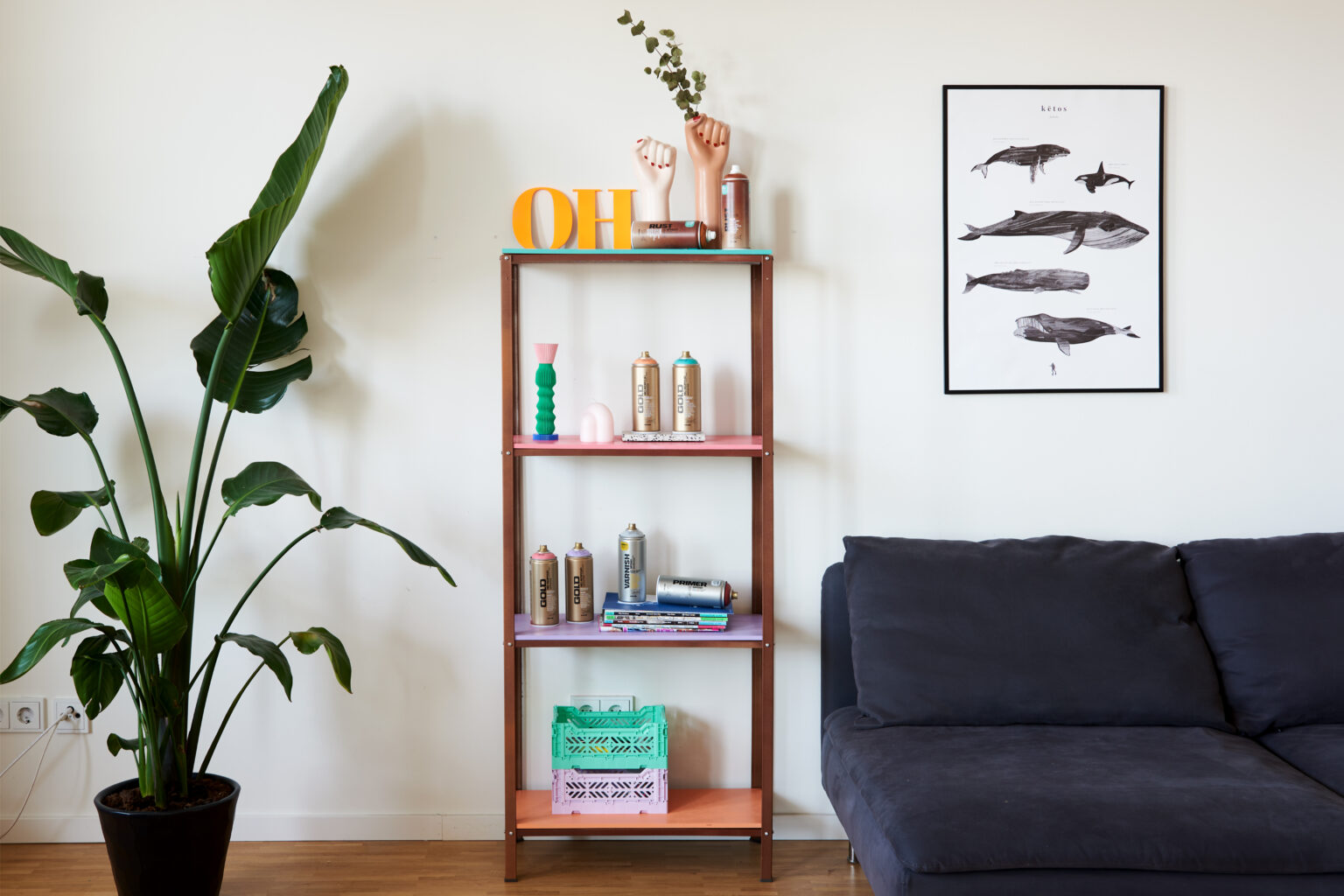 RUST Effect and Color Shelving – A new look for metal shelves