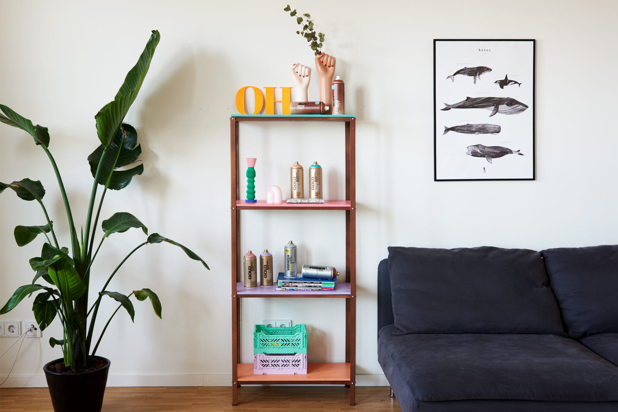 RUST Effect and Color Shelving – A new look for metal shelves