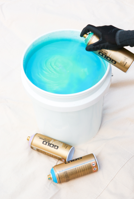 How to marble with Spray Paint – Organic effects with nothing more than