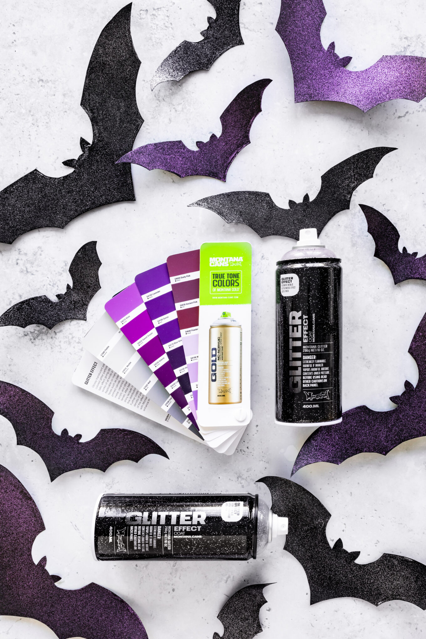 Halloween Glitter Bats