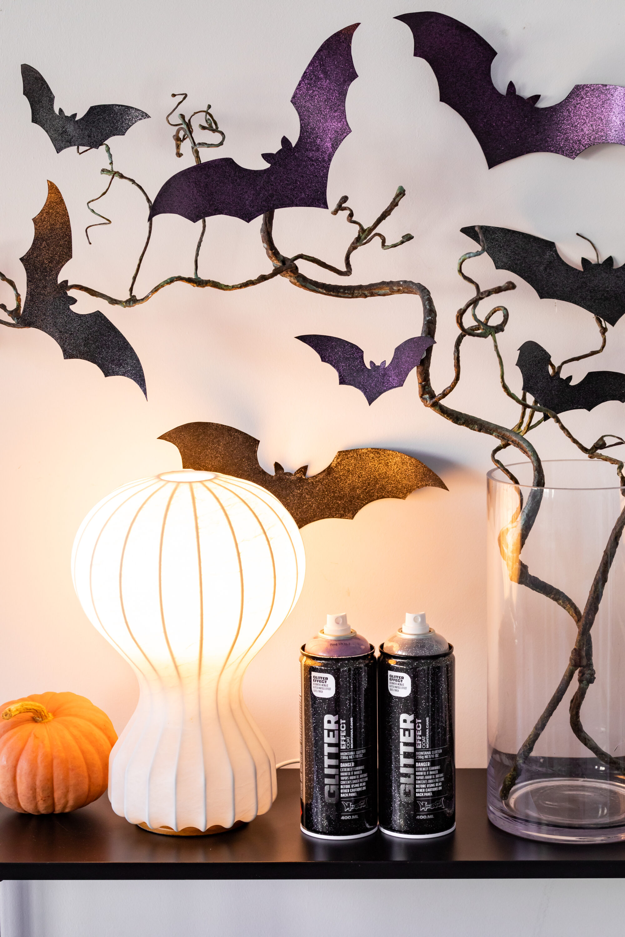 Halloween Glitter Bats