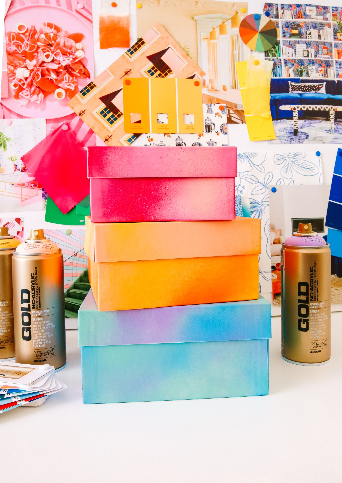 Ombre Storage Boxes – Storing in color is always better