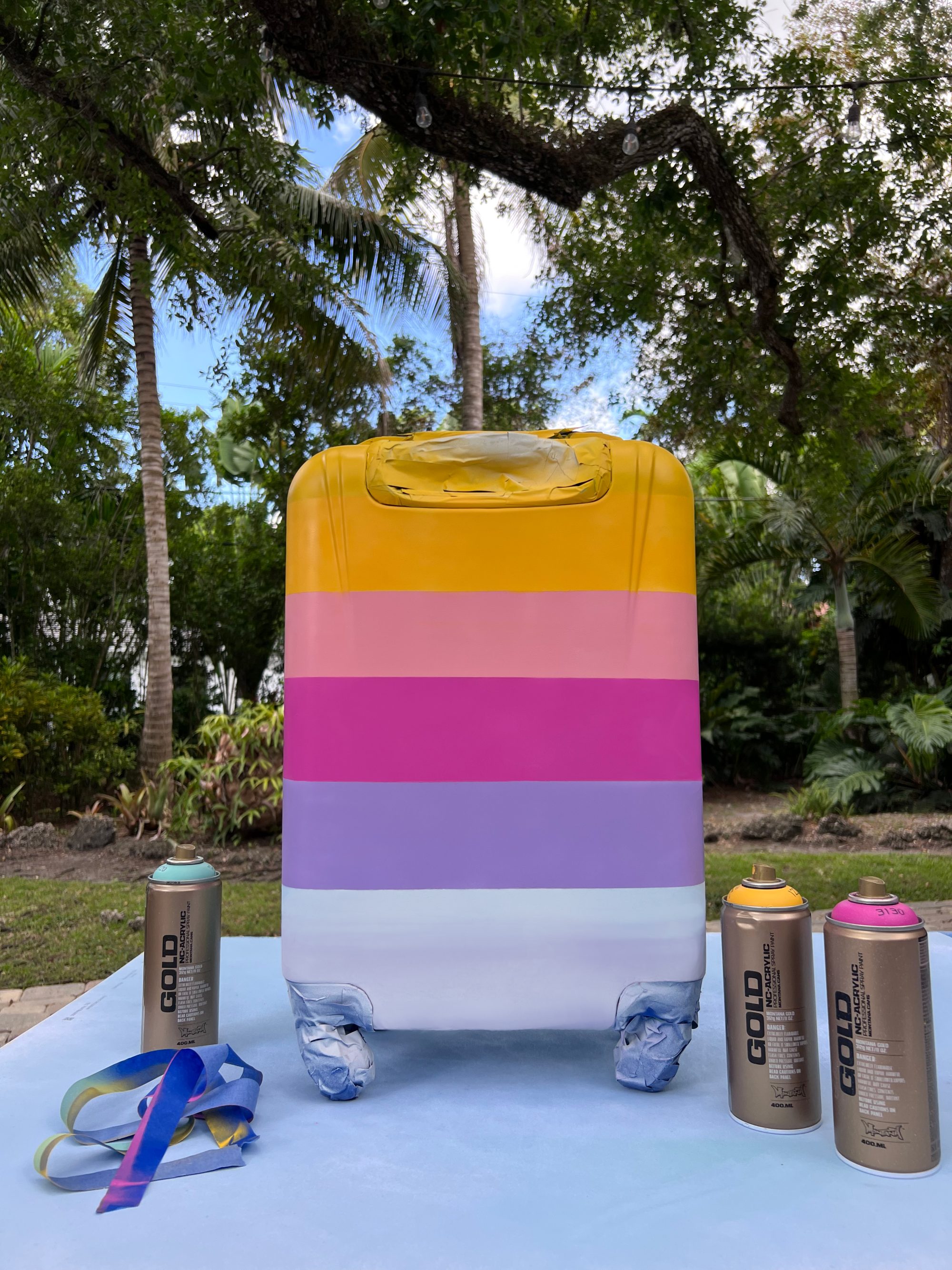 The Rainbow Suitcase Makeover – Travel in style the way you want