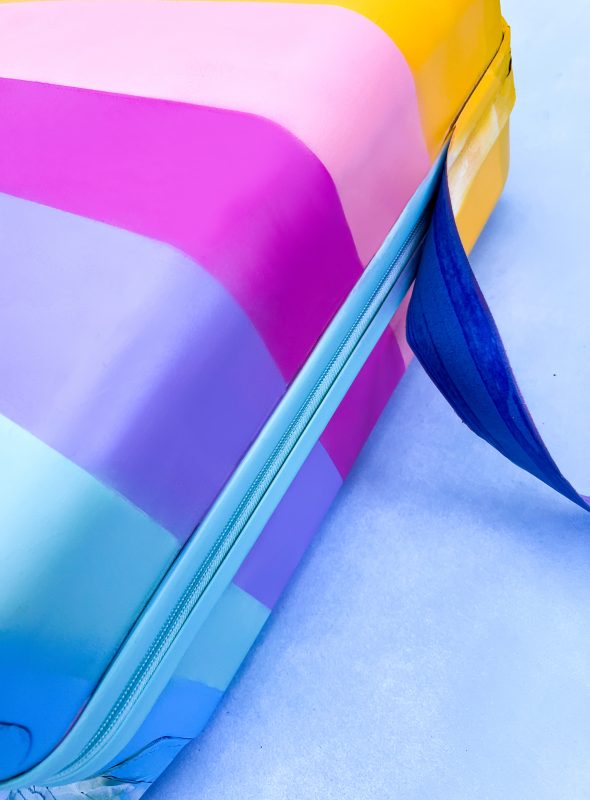 The Rainbow Suitcase Makeover – Travel in style the way you want
