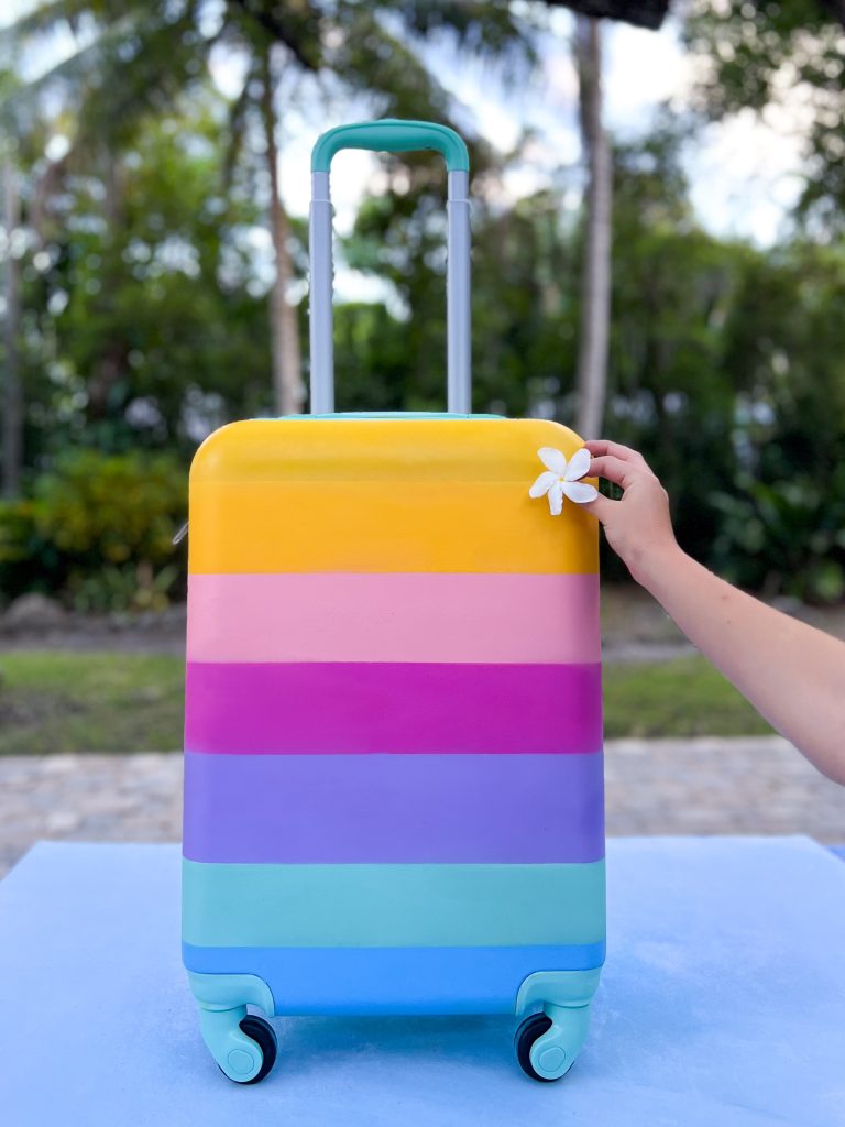 The Rainbow Suitcase Makeover – Travel in style the way you want